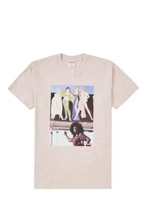 Supreme American Picture Tee Shirt - Heather Light Pink