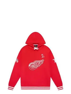 OVO X Nhl Detroit Wings Hoodie - Red