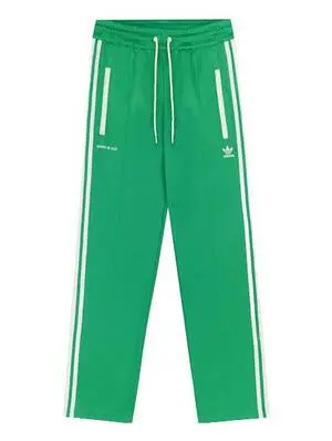 SPORTY & RICH X Adidas Track Pants - Jolly Green/cream
