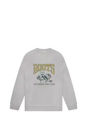 OVO X Roots Crewneck Sweatshirt - Heather Grey