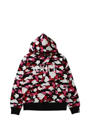 A BATHING APE X Vogue Abc Camo Pullover Hoodie - Black Pink White