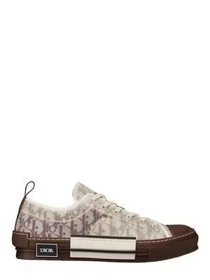 Dior B23 Low Oblique Sneakers - Brown/beige