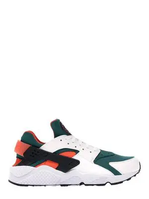 Nike Air Huarache Run Miami Hurricanes Sneakers White/blackone-colorrainforestone-colorwild Mango