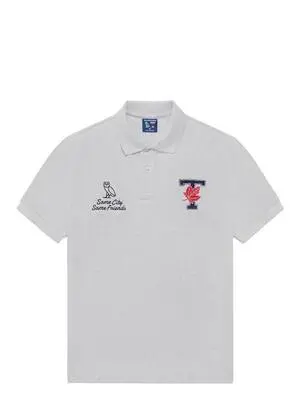 OVO X University Of Toronto Polo Shirt - Heather Grey