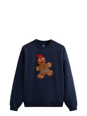 Kith Kithmas Gingerbread Crewneck Sweatshirt - Nocturnal