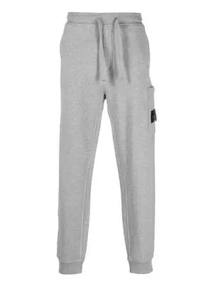 Stone Island Felpa Pantalone Pants - Melange Grey