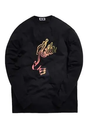 Kith Light The Way Long Sleeve Tee Shirt - Black