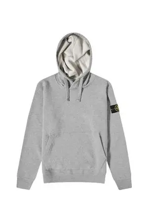 Stone Island Hooded Sweatshirt - Melange Grey