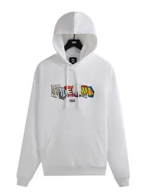 Kith Marvel Spider-man Comic Covers Hoodie - White