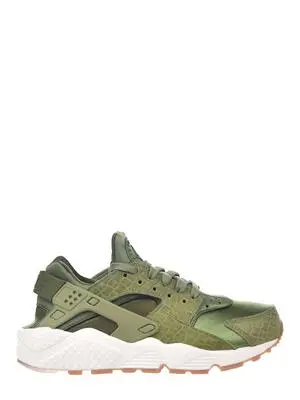 Nike Huarache Run Premium Sneakers - Palm Green/legion Green/sail