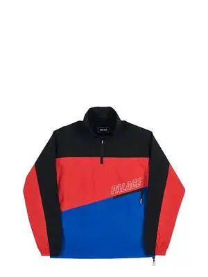 PALACE 3track Shell Top - Black/hibiscus/blue