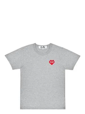 Play Comme Des Garcon X Invader T-shirt - Top Grey
