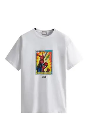 Kith Marvel Spiderman Webshooter Vintage Tee Shirt - White