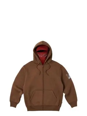 PALACE Facemask Shearling Thermal Hood - Brown
