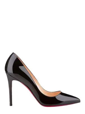 CHRISTIAN LOUBOUTIN Pigalle 100mm Leather Pump - Black Patent