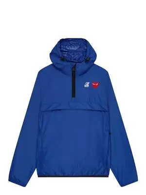 Play Comme Des Garcon X Kway Claude Halfzip Jacket - Blue