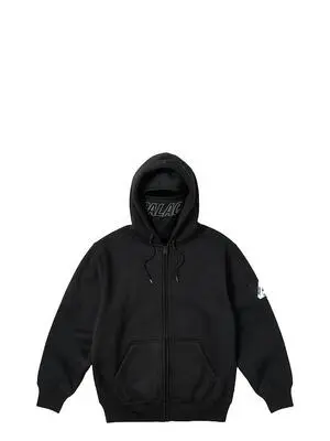 PALACE Facemask Shearling Thermal Hood - Black