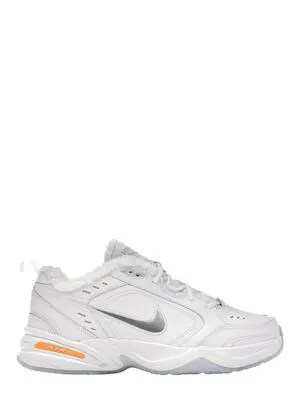 Nike Air Monarch IV Snow Day Sneakers White/total Orange/metallic Silver