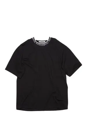 ACNE STUDIOS Logo Rib T-shirt