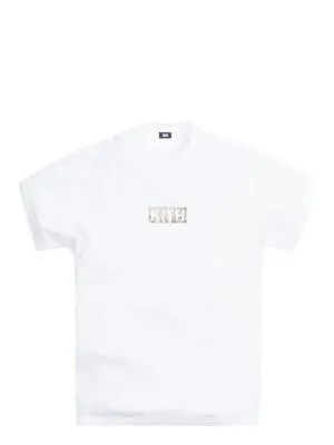 Kith Mauve Tile Classic Logo Tee Shirt - White