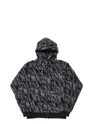 PALACE Jard Fleece Jacket - Black/grey