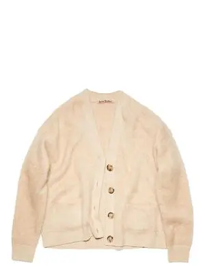 Acne Studios Wool Mohair Cardigan - Warm Beige