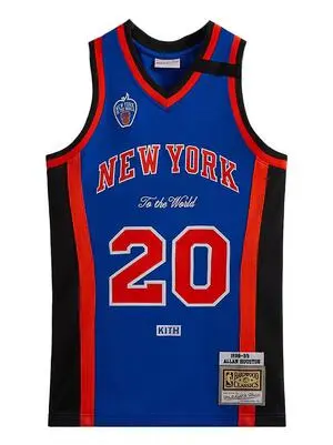 Kith Kith Mitchell & Ness Allan Houston Jersey Knicks Blue/knicks Orange