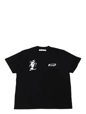 Off-White Kiss 21 Print Tee Shirt - Black