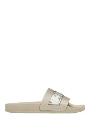 Off-White Industrial Slides Beige/white/grey