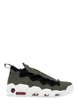 Nike Air More Money Sneakers - Medium Olive/habanero Red/summit White