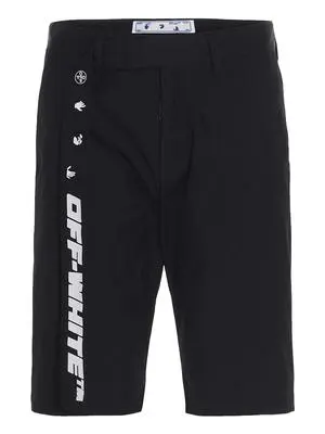 OFF-WHITE Industrial Belt Knee-Length Shorts