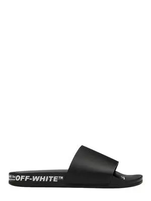 Off-White Industrial Belt Slides - Black/white