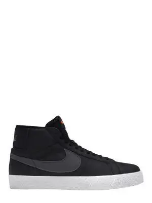 Nike Zoom Blazer Mid Iso Sb Orange Label Sneakers - Black/dark Grey