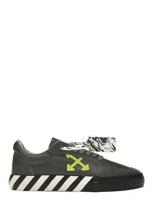 Off-White Low Vulc Fluo Sneakers - Grey/green