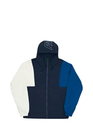 PALACE Hooded Shell Top Navy/white/teal