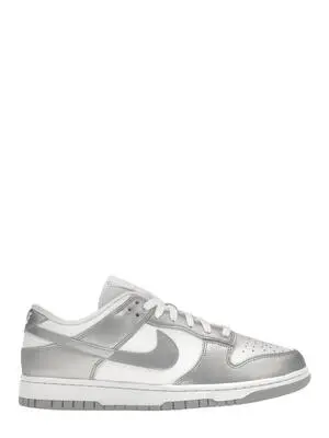 Nike Dunk Low Metallic Silver - White/metallic Silver/blue Joy