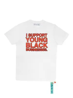 Off-White Off I Support Young Black Business. Isybb T-shirt - White