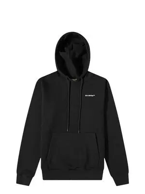 Off-White Helvetica Slim Hoodie - Black