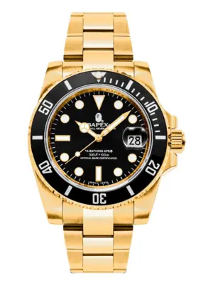 BAPE Type 1 Bapex Watch - Yellow