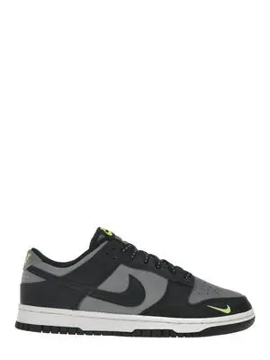 Nike Dunk Low Black Mini Swoosh - Cool Grey/volt/reflect Silver