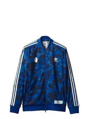 A BATHING APE X Adidas Adicolor Track Top - Blue
