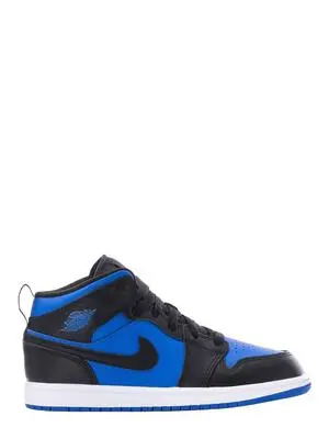JORDAN 1 Mid - Black/royal Blue