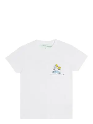 Off-White Off Homer And Bart T-shirt - White