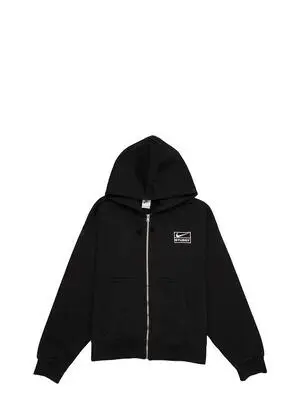 StÜssy X Nike Stone Washed Fleece Zip Hoodie - Black