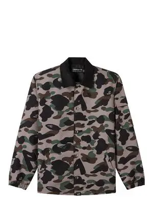 BAPE X A.p.c. Camo Coach Jacket - Beige