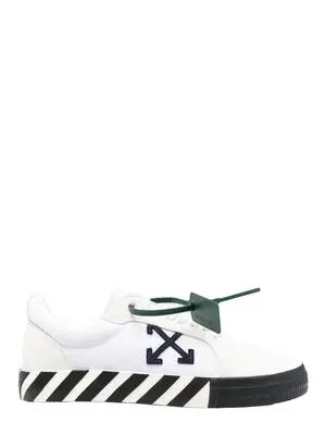 Off-White Low Vulcanized Sneakers - White/navy Blue