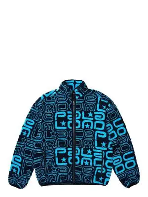 PALACE Joyrex Fleece Jacket - Navy Blue