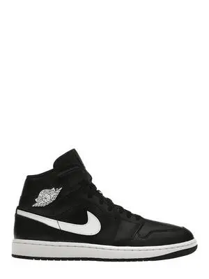JORDAN 1 Mid - Black/white