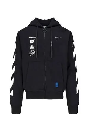 Off-White Mariana De Silva Zipped Hoodie - Black