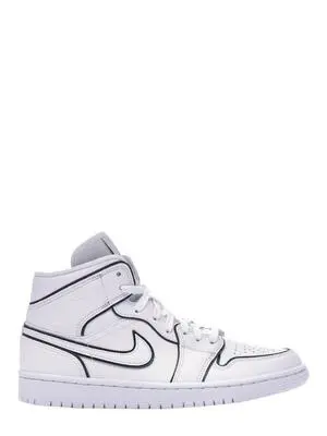 JORDAN 1 Mid Iridescent Reflective Sneakers - White